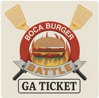 General Admission Ticket 2025 -Boca Burger Battle downtownBoca